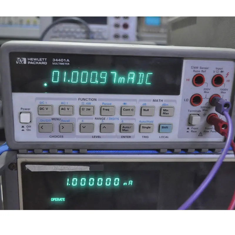 Multímetro digital HP34401A de segunda mano, dispositivo original de EE ...