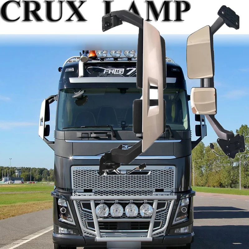 1-PCS-Door-Mirror-Fit-For-VOLVO-FH16-Truck-Electric-Review-Mirror ...