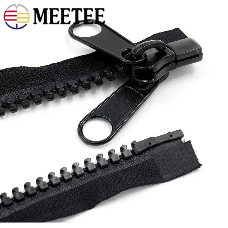 Meetee-10-Resin-Zippers-60-400cm-Double-Sided-Slider-Big-Zipper-for ...