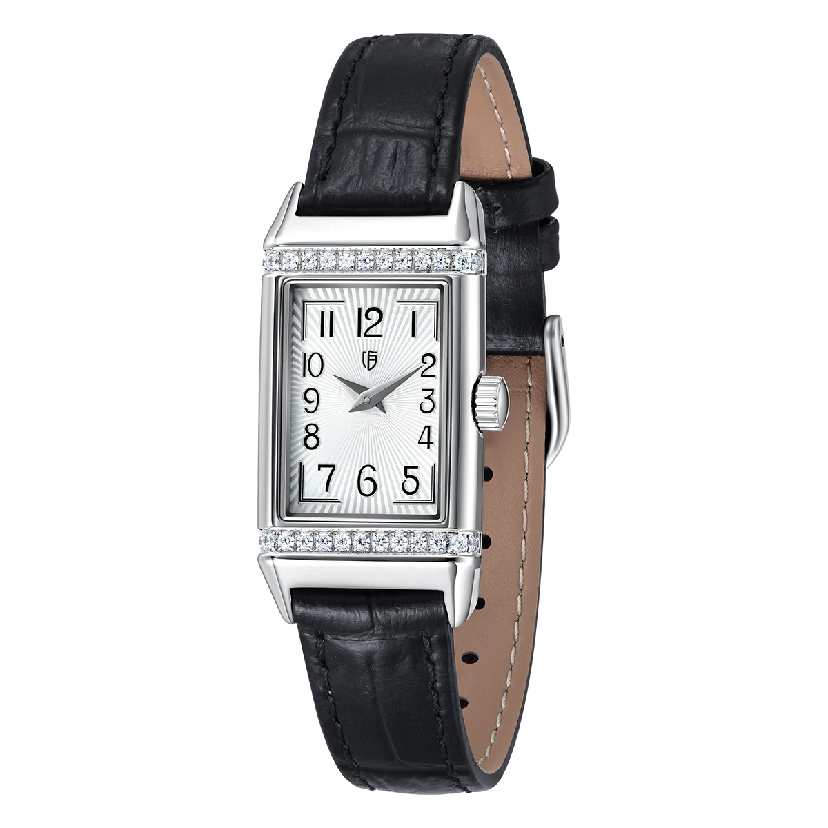BERNY-Montre-Classique-de-Luxe-pour-Femme-Rectangulaire-Argent-Acier-Inoxydable-tanche-Reverso ...