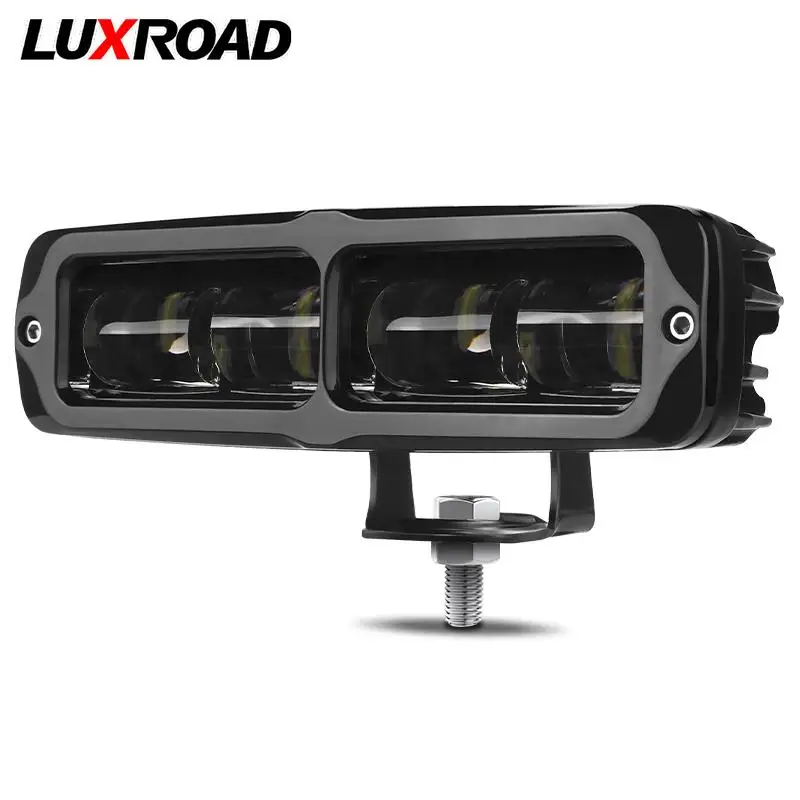 6 Inch 6d Lens 20w Led Work Light Bar Daytime Running Lights Driving ...
