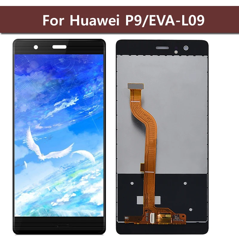 Reemplazo probado para HUAWEI P9 EVA L09, pantalla LCD completa de 100% ...