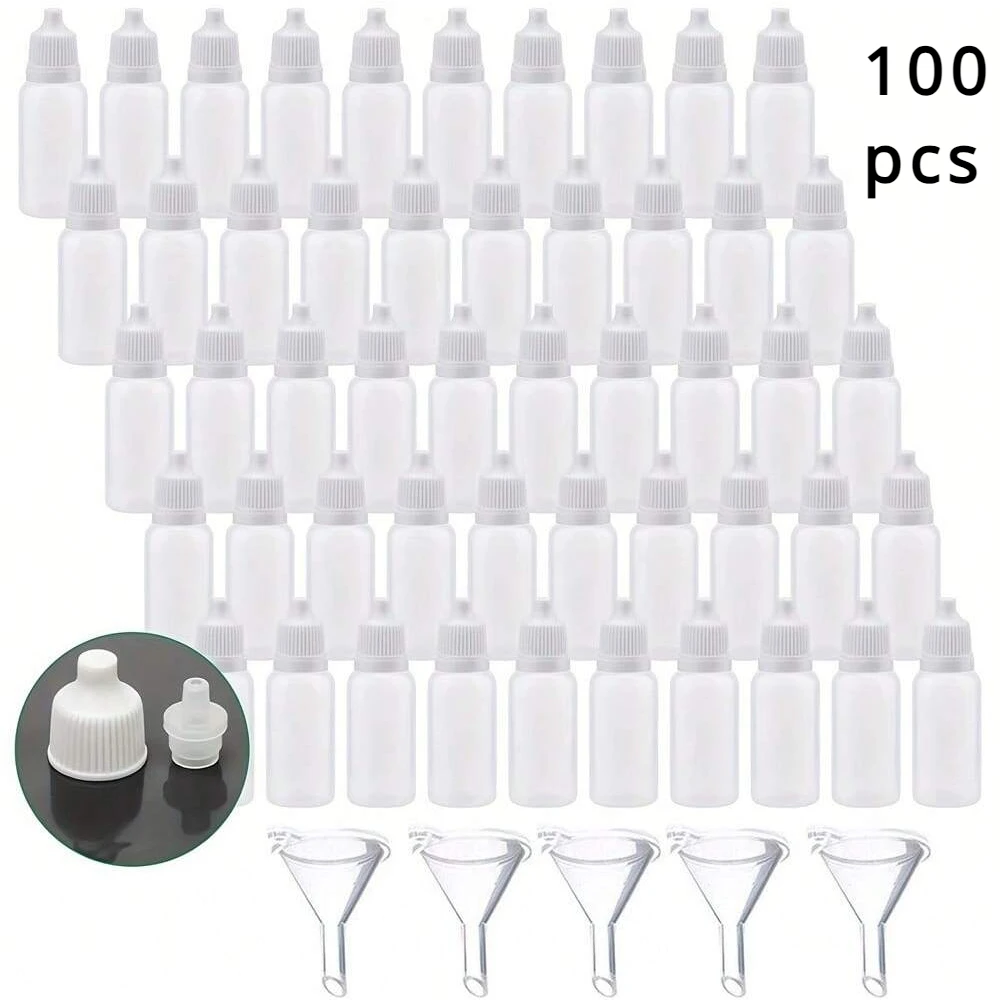 100PCS-3-50ML-Plastic-Empty-Squeezable-Liquid-Dropper-Bottle-for-Travel ...