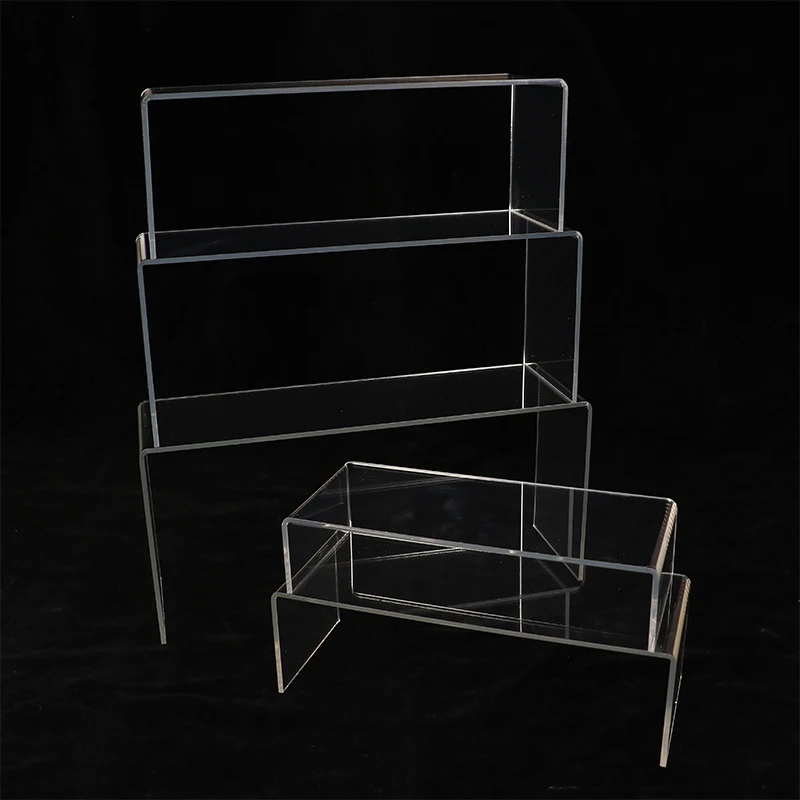 U-shaped-Clear-Acrylic-Display-Riser-Stand-Jewelry-Display-Shelf ...