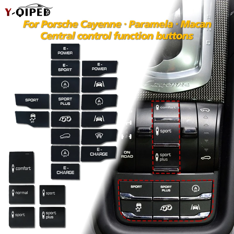 Car-Interior-Central-Control-Function-Buttons-For-Porsche-For-Mancan ...