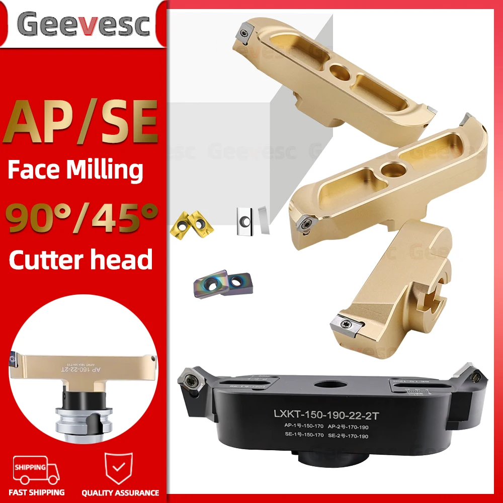 AP-SE-Adjustable-Milling-Cutters-Tools-90-KM12-400R-50-22-Right-angle ...