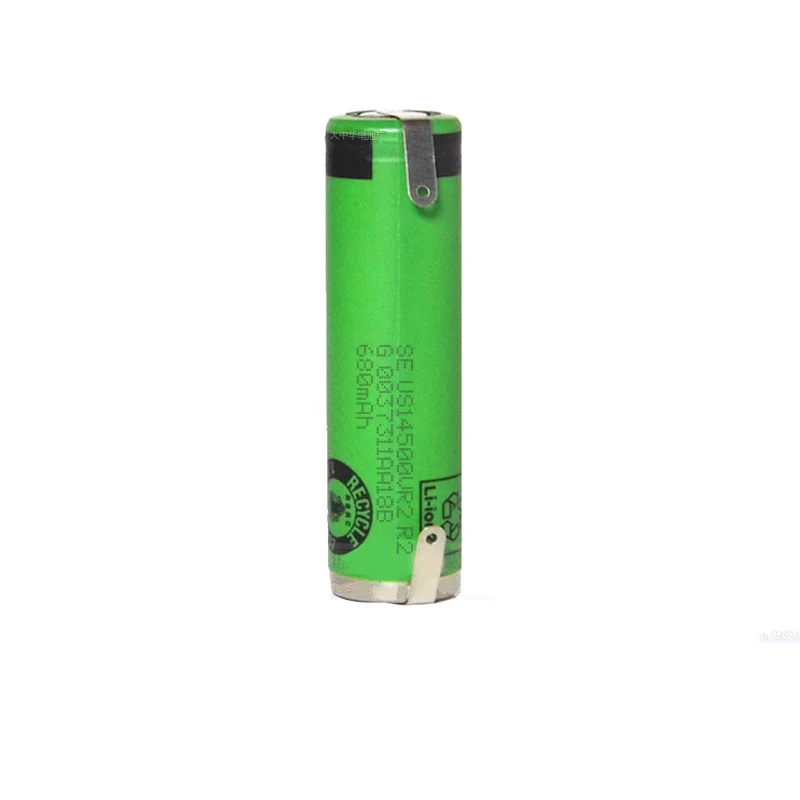 1pce/lot US14500VR2 3.6V With Weld Leg Rechargeable Lithium Battery ...