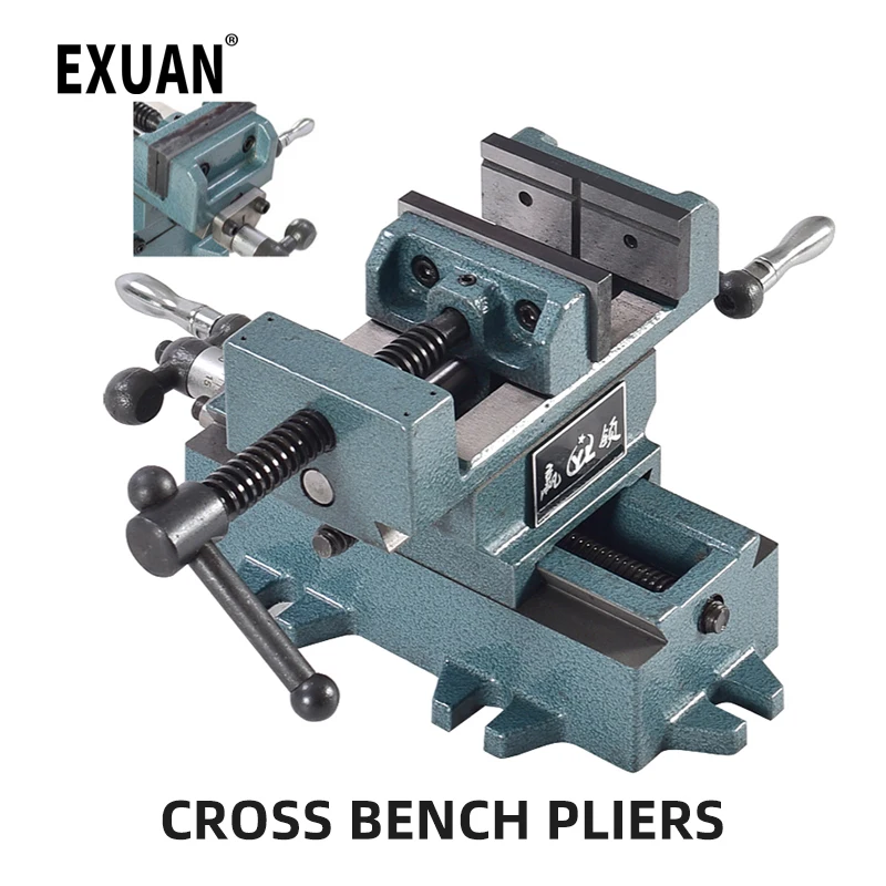 Heavy-duty Precision Cross Flat Jaw Vise Drilling Machine Variable ...