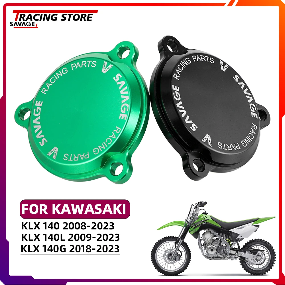 For-KAWASAKI-KLX-140-L-G-Engine-Oil-Filter-Cover-2008-2023-KLX140 ...