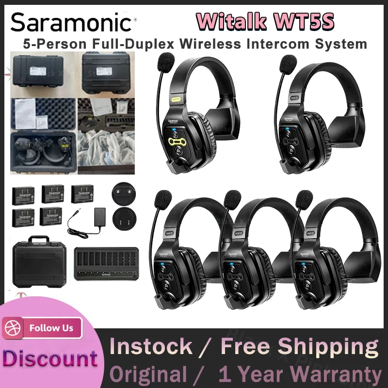 Saramonic-Witalk-WT2S-WT3S-WT4S-WT5S-WT6S-WT7S-WT8S-WT9S-Full-Duplex ...