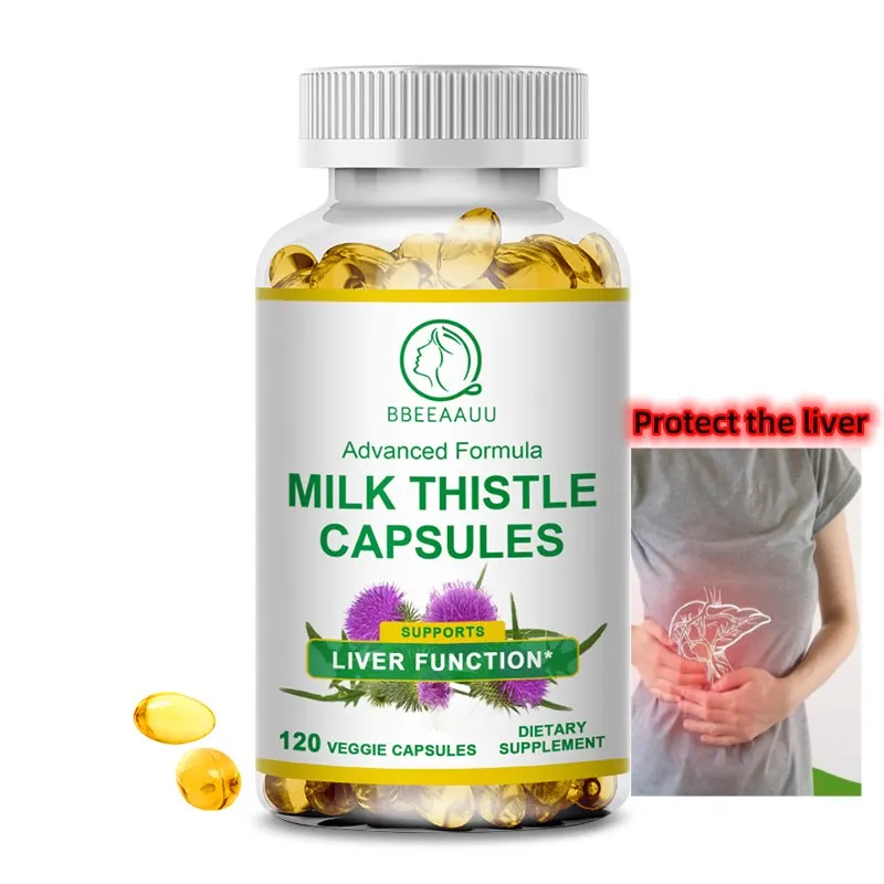 Beau Milk Thistle Extract Protect Liver Capsules Detox Preventing Liver