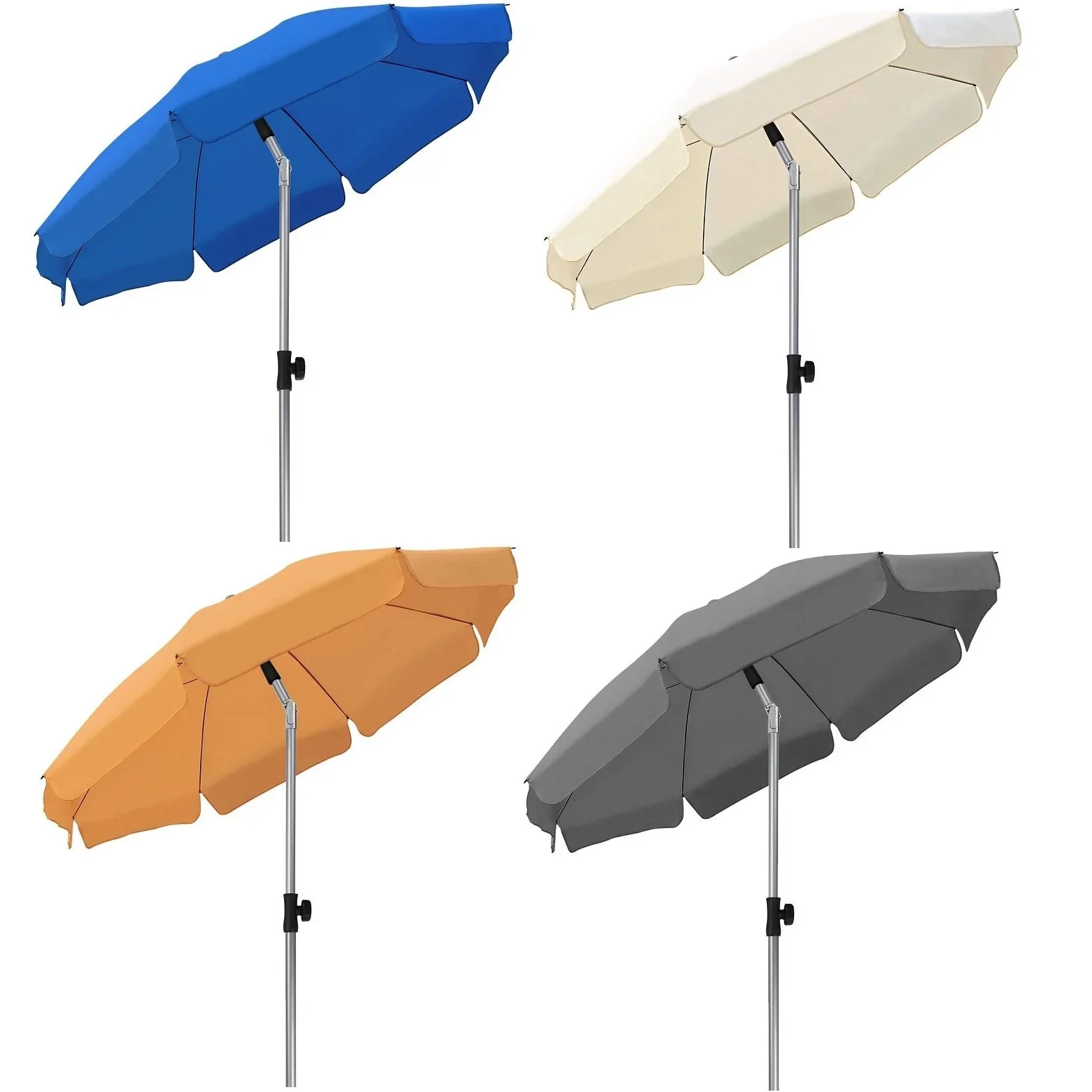 Parasol-200-Cm-Round-Parasols-Articulated-UV-Protection-UPF-50 ...