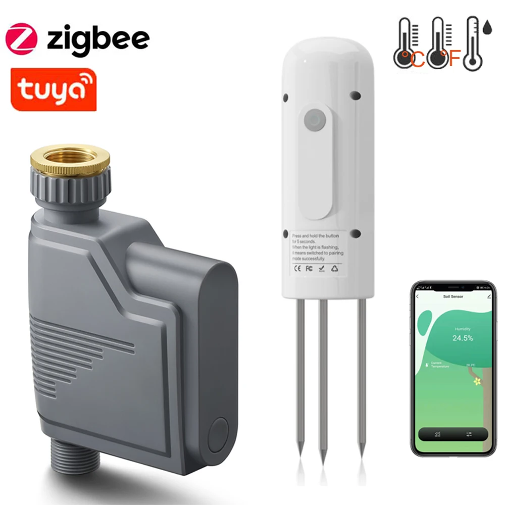 Tuya Zigbee Smart Watering Timer Smart Sprinkler Drip Irrigation System ...