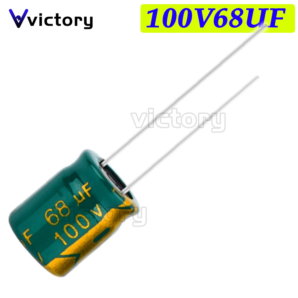 20PCS-100V68UF-10-13mm-68UF-100V-10-13MM-Aluminum-electrolytic ...