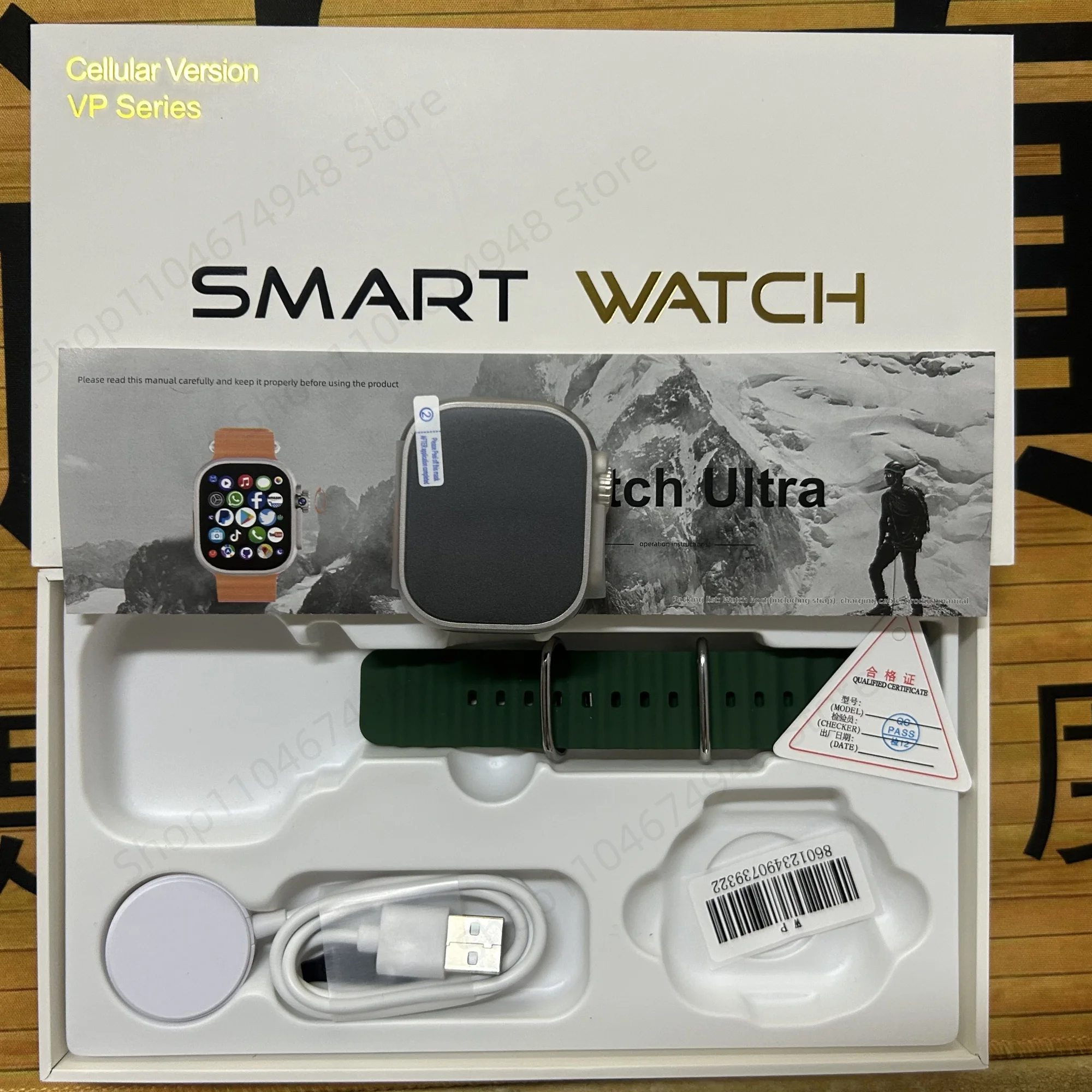 DW100 Pro Smartwatch Fingerprint Unlock control Smart Watch 256GB ...