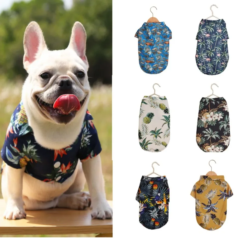 Summer-Dog-Clothes-Hawaiian-Beach-Style-Puppy-Cat-Shirt-Short-Sleeve ...