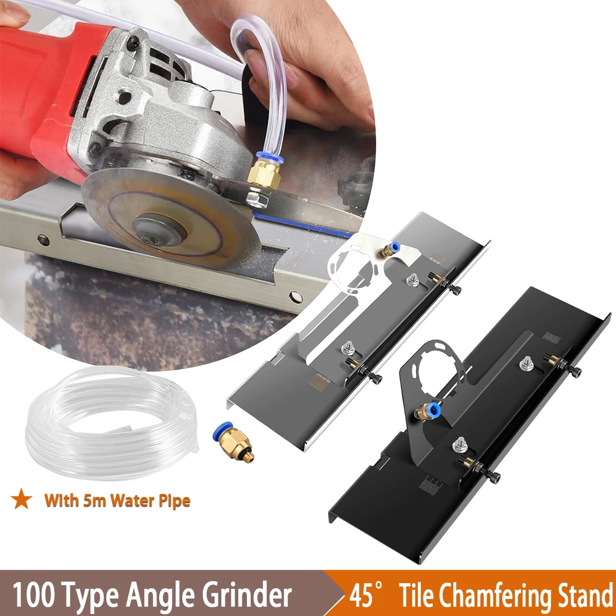 45-Tile-Chamfering-Tool-100-Type-Angle-Grinder-Stand-Bracket-Adjustable ...