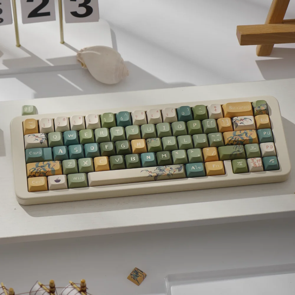 Original-Ancient-Style-Jin-Gui-Oolong-Keycaps-PBT-CHERRY-152-Keys ...