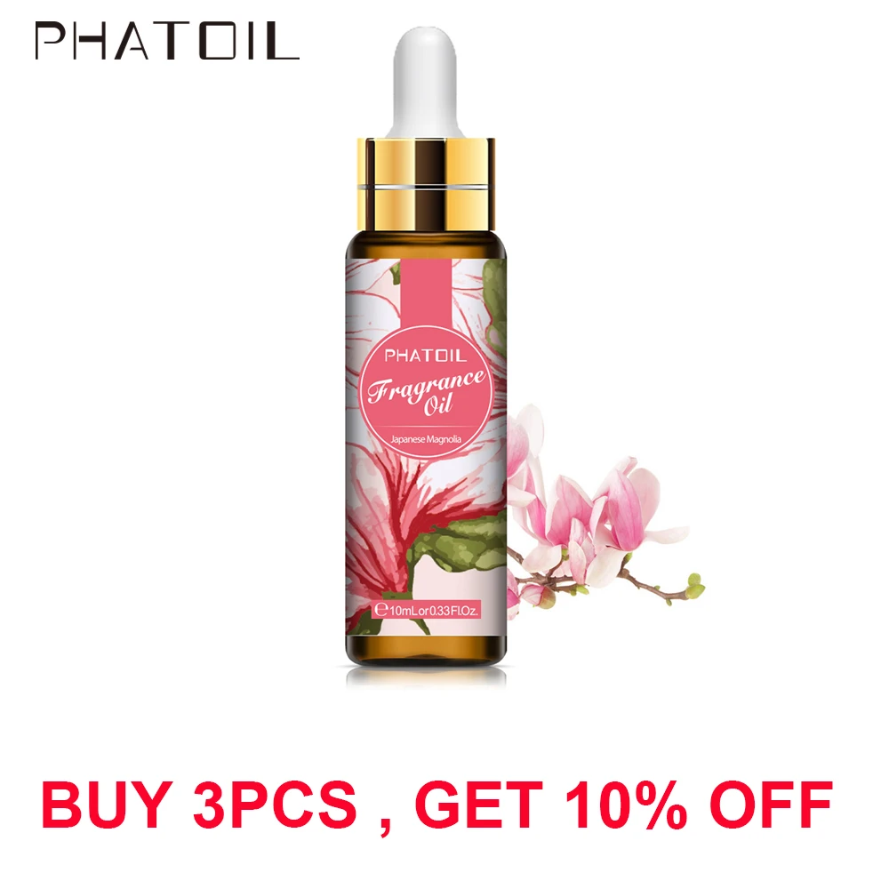 10ml Japanese Magnolia Perfume Fragrance Oil Diffuser White Musk Bubble ...