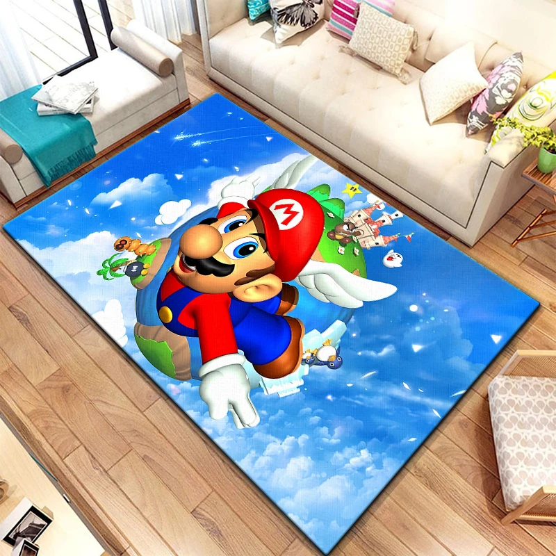 Super-Mario-Game-HD-Printed-Carpet-for-children-Living-room-Bedroom ...