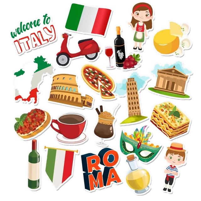 Italy Vacation Cartoon