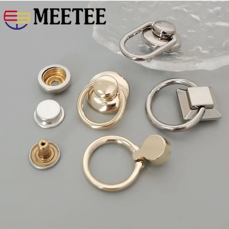 50Sets-Meetee-Metal-Snap-Buttons-O-Ring-Movable-Buckle-High-Quality ...