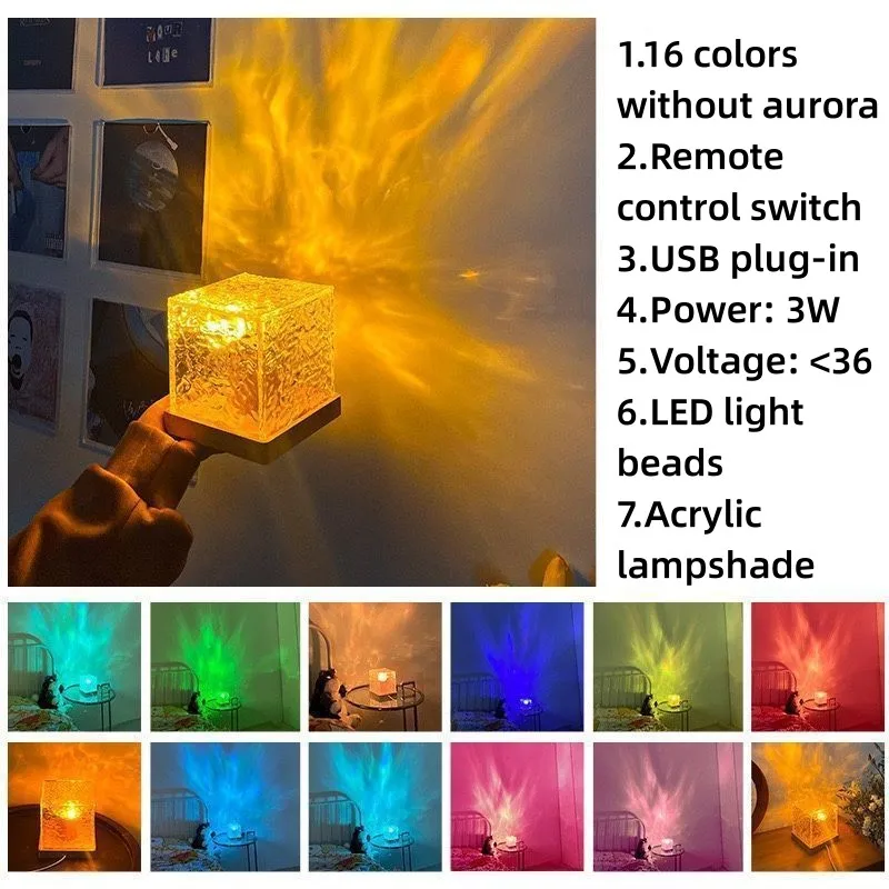 Creative-LED-Water-Ripple-Projector-Lamp-Bedroom-Projection-Night-Light ...