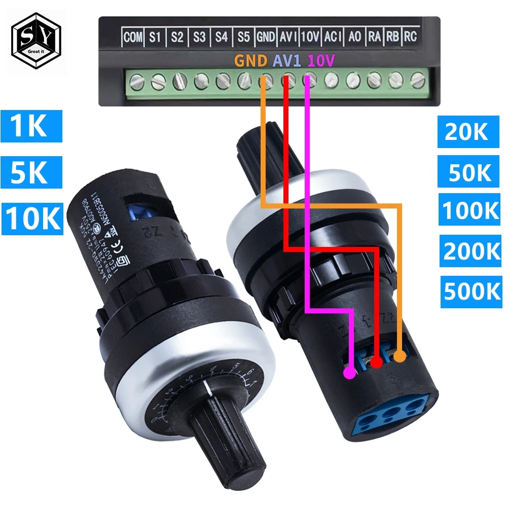 LA42DWQ-22-Convertidor-de-potenci-metro-giratorio-interruptor-de-resistencia-inversor-regulador ...