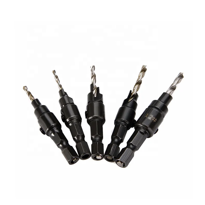 Countersink-Drill-Bit-Set-Power-Tools-Accessories-with-Hex-Key-for ...