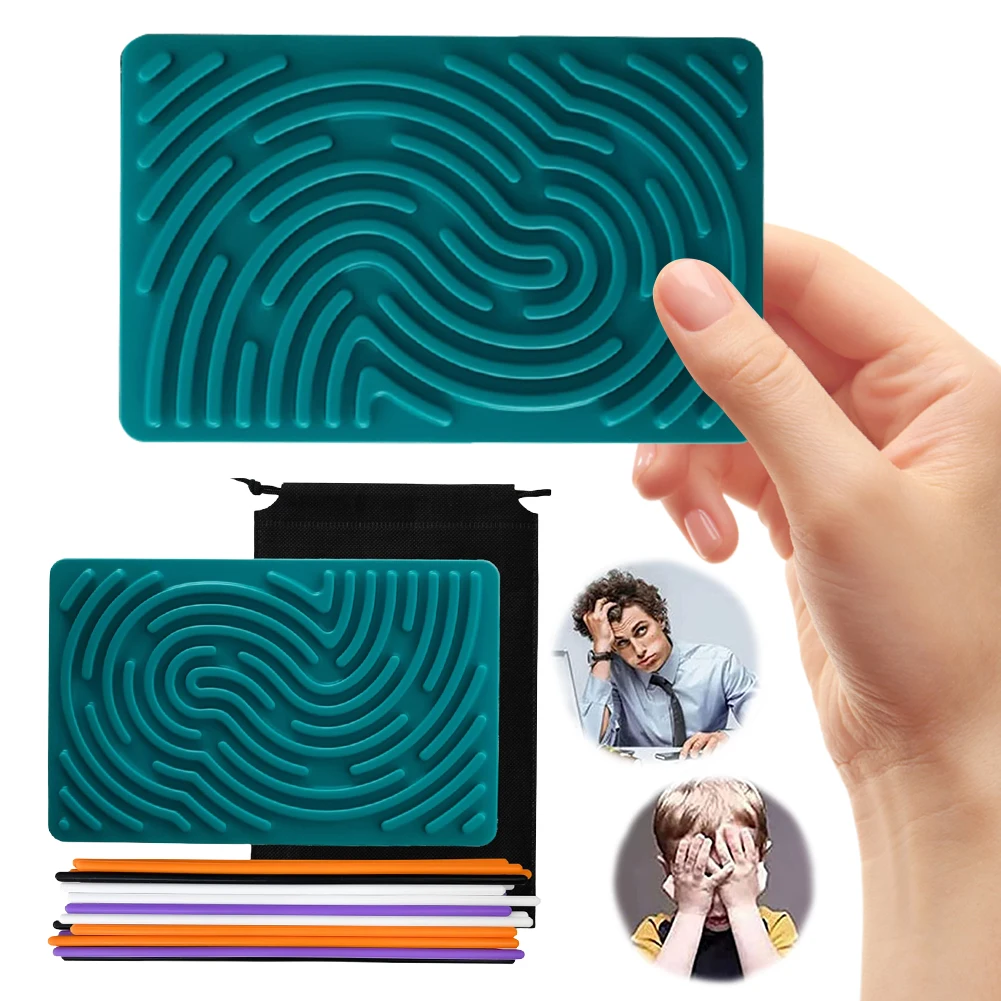 Silicone-Fidget-Toy-Double-Side-Calm-Down-Toy-Sensory-Board-for-Calming ...