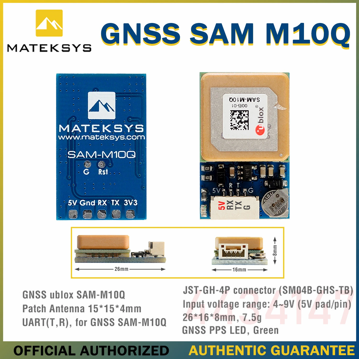 Matek Digital Airspeed | Gps Drone Racing - M10-5883 U-blox Qmc5883l ...