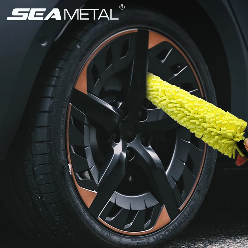 SEAMETAL-Car-Wheel-Cleaner-Brush-Tire-Rim-Cleaning-Tool-Auto-Scrub ...
