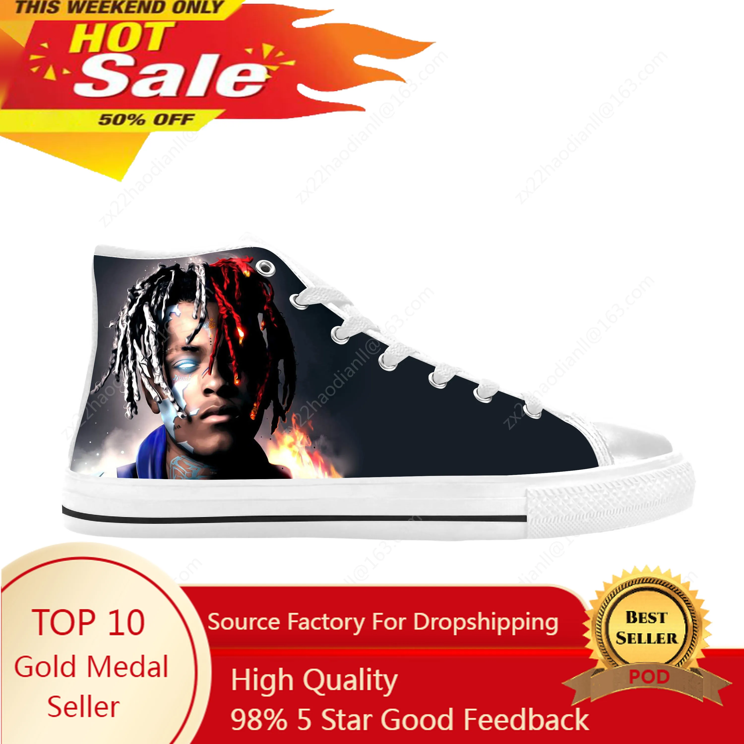 Hot-Hip-Hop-Rapper-Rap-Singer-Music-XXXTentacions-Casual-Cloth-Shoes ...