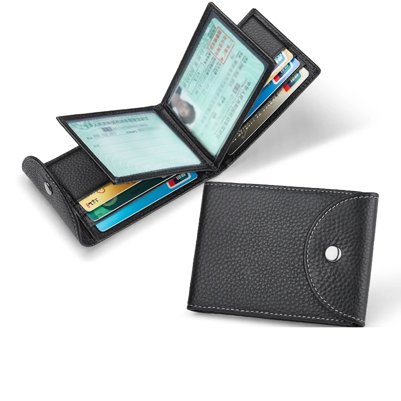 8 Slots Card ID Holder Package License Certificate Bank Credit Card ...