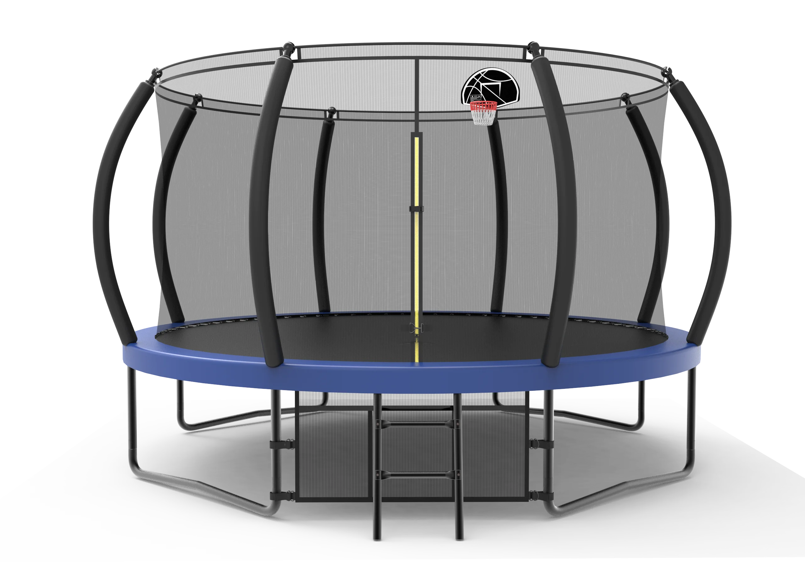 New-14FT-Trampolines-blue-Round-Trampoline-with-Safety-Enclosure-Net ...