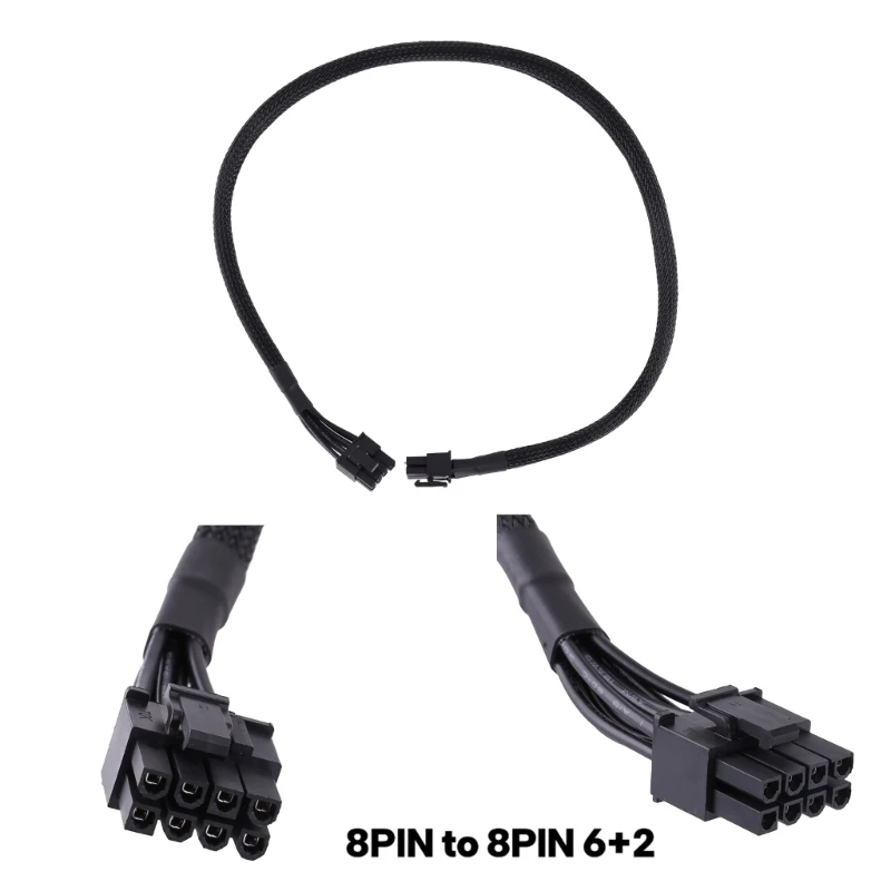 60CM-8Pin-Graphics-Card-Line-8PIN-to-8PINS-6Pin-2Pin-Power-Cable-for-G ...