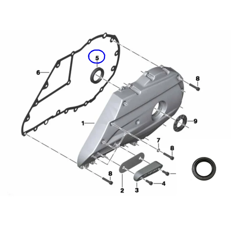 Rear wheel rocker arm shaft seal For BMW C650GT C600 Sport