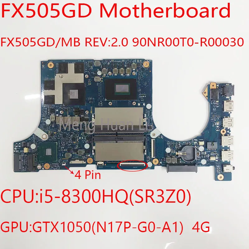 FX505-Motherboard-90NR00T0-FX505GD-Motherboard-FX505GD-MB-Rev-2-0-For ...