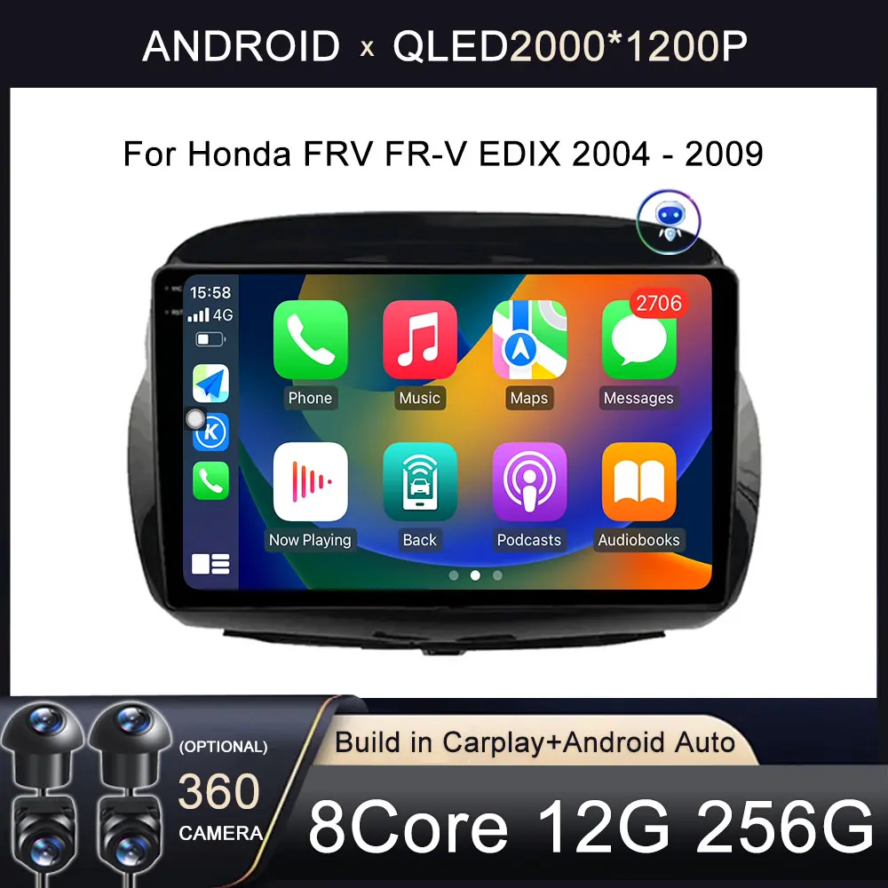 Android-14-For-Honda-FRV-FR-V-EDIX-2004-2005-2006-2007-2008-2009-Auto ...
