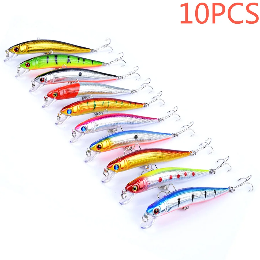 10pcs-Jerkbait-Minnow-Crankbaits-Fishing-Lures-Set-Wobblers-For-Pike-Bass-Carp-Fishing-Tackle ...