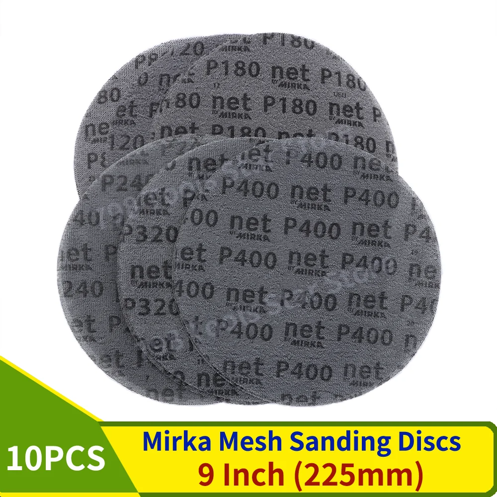 10PCS-9-Inch-Mesh-Sanding-Discs-P80-P400-Grits-225mm-Mesh-Abrasive ...