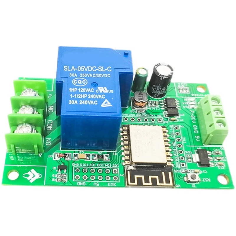 Dc7-80/5V Tápegység Esp8266 Fejlesztési Tábla Wifi Single 30A Relay ...
