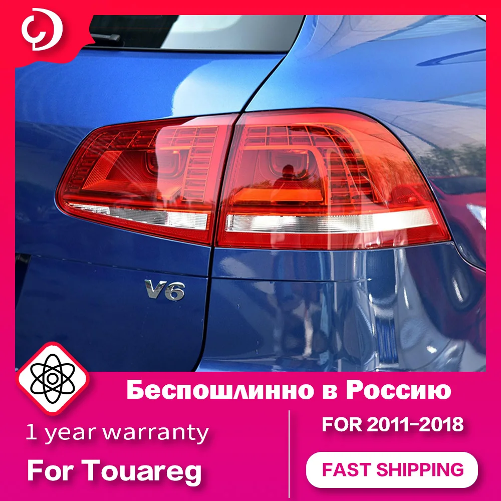 Taillights for VW Touareg 2011-2018 LED DRL Auto Body Parts Outer Tail ...