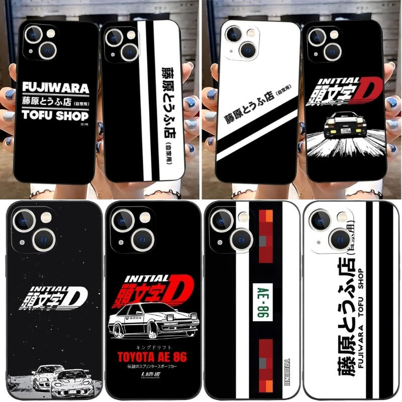 Initial D AE86 Phone Case Funda For Apple Iphone 12 Pro 13 11 14 Max Xr ...