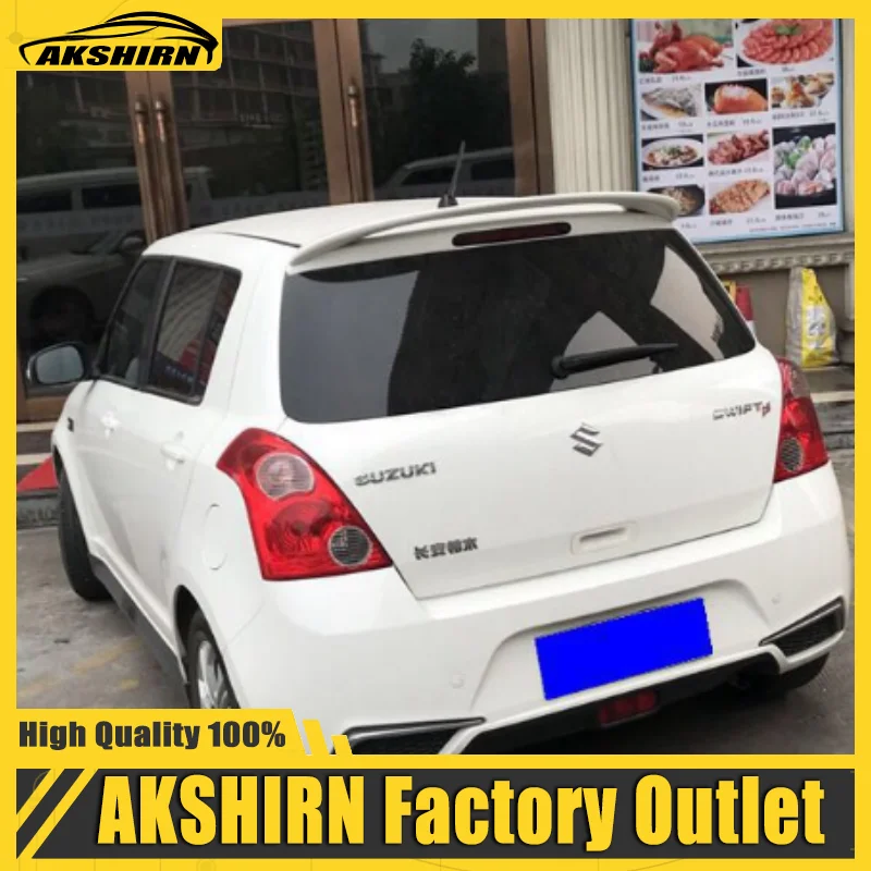For-Suzuki-Swift-Spoiler-2006-2015-High-quality-ABS-material-Automotive ...