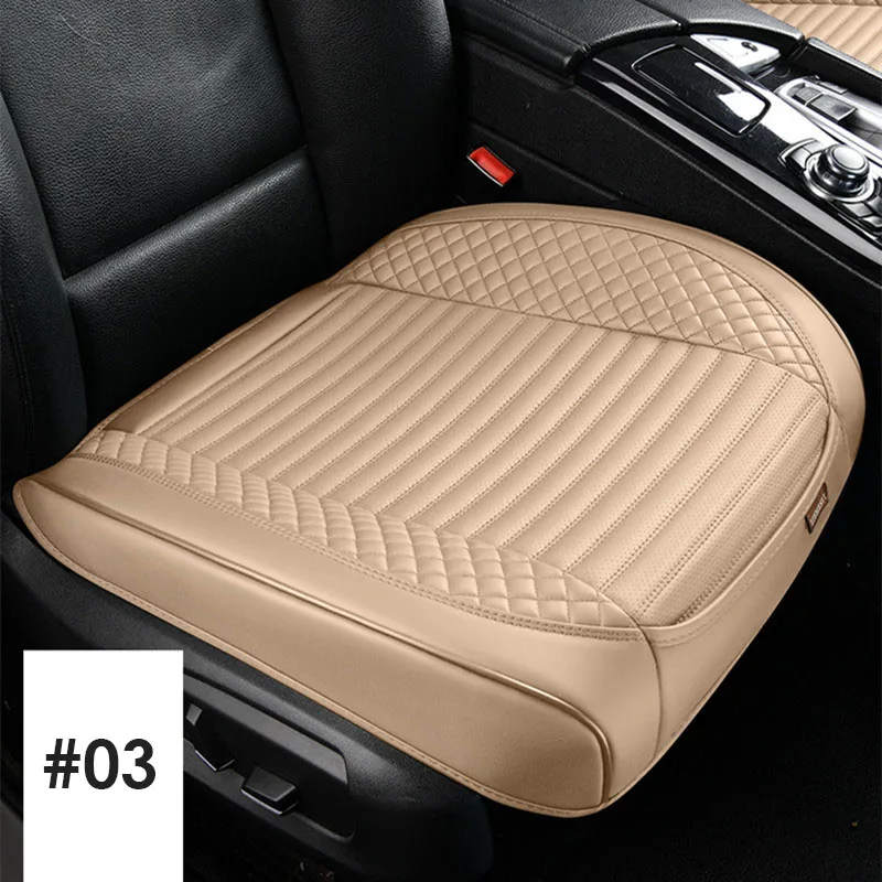Universal PU Leather Quilting Car Front Seat Cover Auto Interior ...