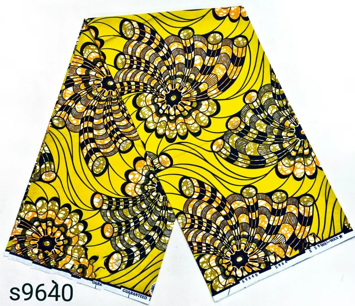 2025 Nigerian Supe-Wax Print African Fabrics High Quality for Patchwork ...