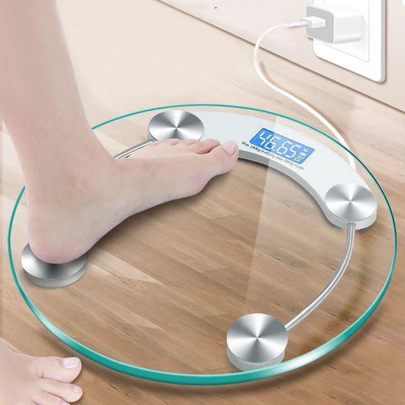USB-Rechargeable-Electronic-Weighing-Scales-Home-Precision-Human-Body ...