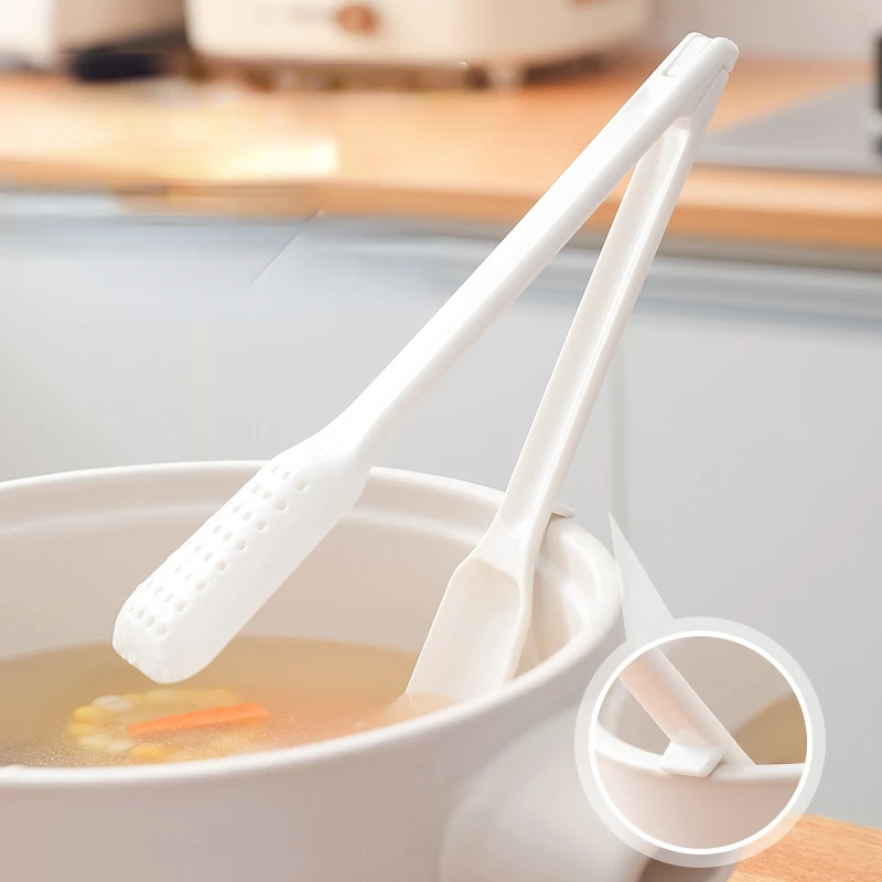 2pcs Multifunctional Clips Leak Spoon Non slip Draining Household ...