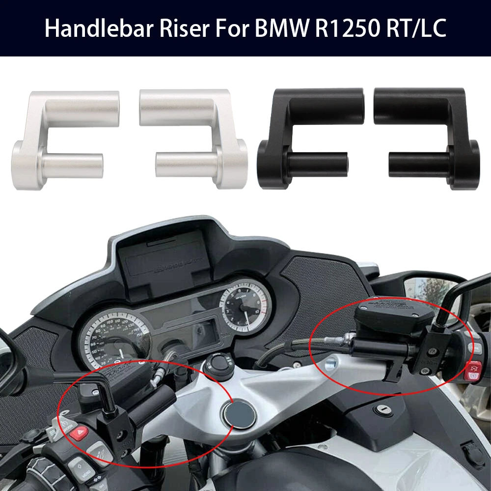 Motorcycle-Handlebar-Riser-Clamp-Kit-For-BMW-R1200-R1250-RT-LC-Handle ...